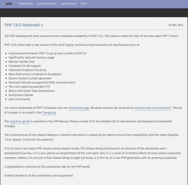 PHP7 กับ ประสบการณ์ และ วิธีการเตรียมตัวก่อนอัพเกรด